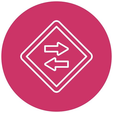 Premium Vector Vector Design Two Way Icon Style