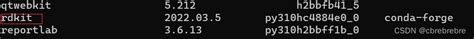 Anaconda安装rdkit包问题及解决方案anaconda Rdkit Csdn博客