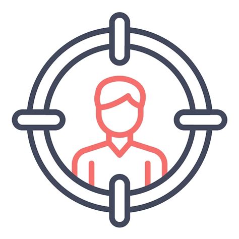Premium Vector Target Audience Vector Illustration Style