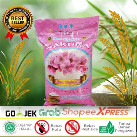 Jual Beras Cap Sakura 5 Kg 10 Kg 20 Kg Premium Shopee Indonesia