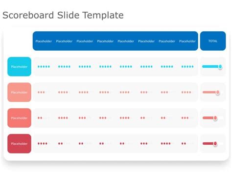 Scoreboard Slide Powerpoint Template