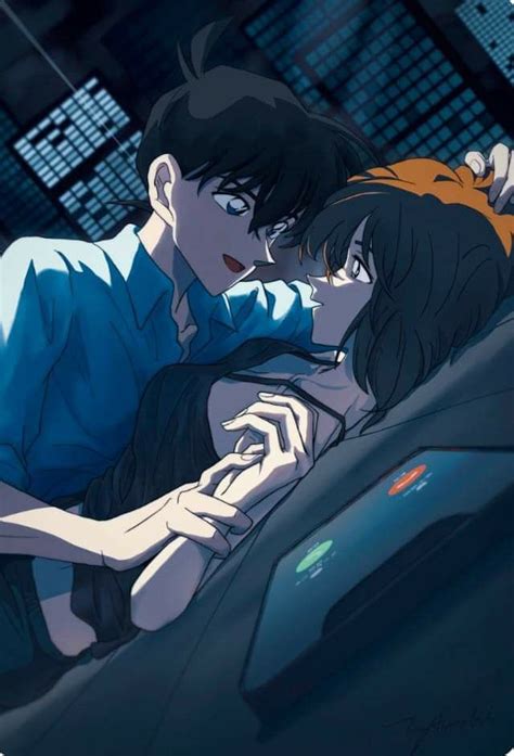 Pin oleh Yuri Trần di Detective Conan Gambar animasi kartun Gadis animasi Detektif