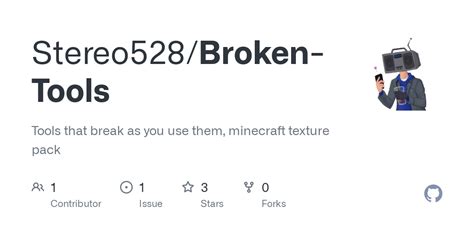 Issues Stereo528 Broken Tools GitHub