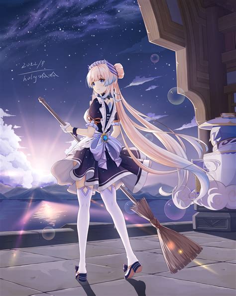 Sangonomiya Kokomi Genshin Impact Image By Holy Zerochan Anime Image Board