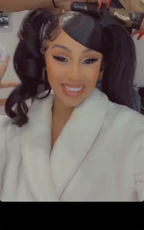 Pin By Brilliant Basics On Cardi B Cardi B Hairstyles Black Hair Updo Hairstyles Hair