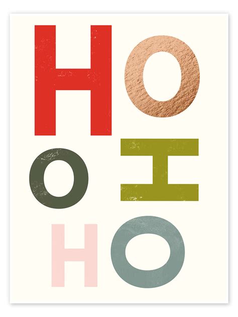 Ho Ho Ho Nicola Evans Jako Plakat Obraz Na Płótnie I Wiele Więcej