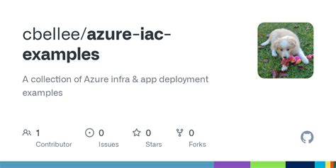 Github Cbelleeazure Iac Examples A Collection Of Azure Infra And App