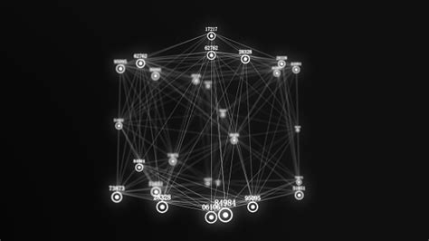 추상적인 공상과학 큐브는 입자와 디지털 표시기가 있는 선입니다 세계의 기술 네트워크 연결 글로벌 디지털 연결 Ai 와이어프레임 큐브 블록체인 암호화 3d 렌더링 가상현실에
