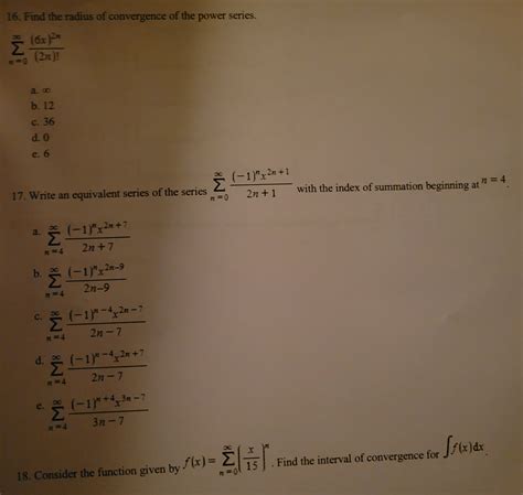 Solved 17 And 18 Please Chegg Com