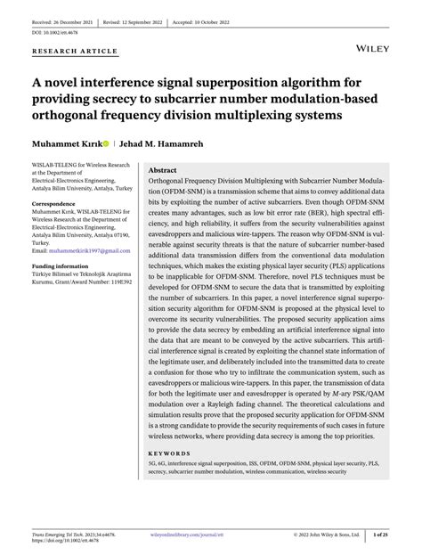 A Novel Interference Signal Superposition Algorithm For Providing