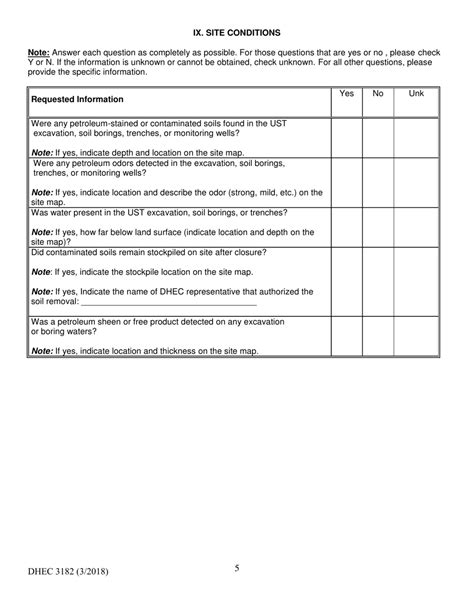 DHEC Form 3182 Fill Out Sign Online And Download Printable PDF South Carolina Templateroller
