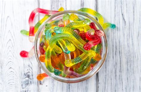 Premium Photo Gummi Candy Worms
