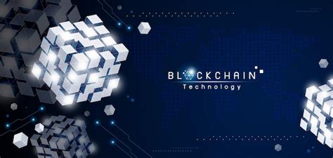 Premium Vector Blockchain Technology Design Vector Illustration