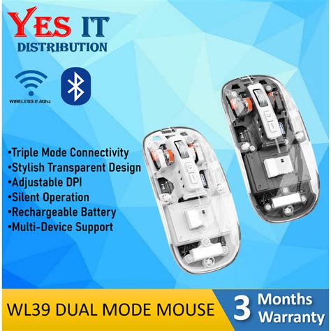 PROBEX WL Wireless Gaming Mouse Transparent Rechargeable G Bluetooth Magnetic Suction Type