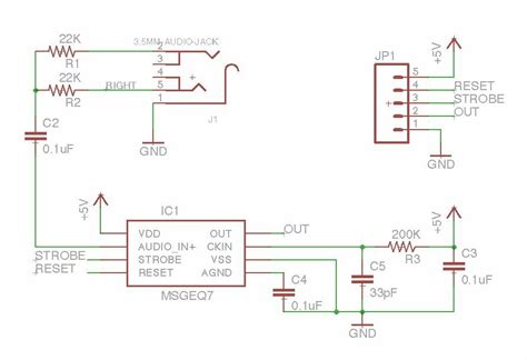 Audio Spectrum Analyzer Circuit Diagram