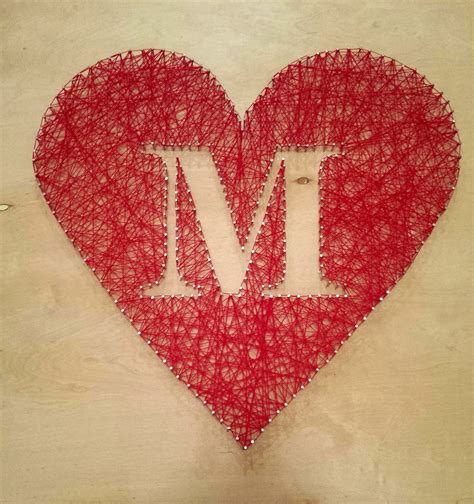 The Adventures Of Mrs Mayfield Diy String Art Heart Tutorial