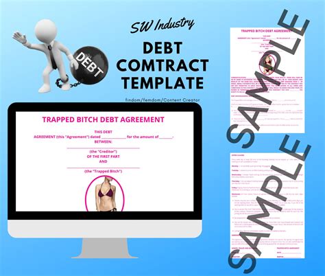 Findom Debt Contract Template