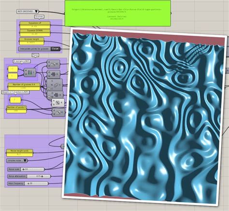 describe this force field type pattern please grasshopper mcneel forum generative design