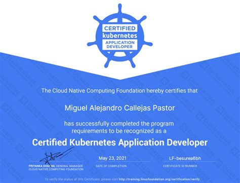 Miguel Callejas On Linkedin Ckad Kubernetes Linux