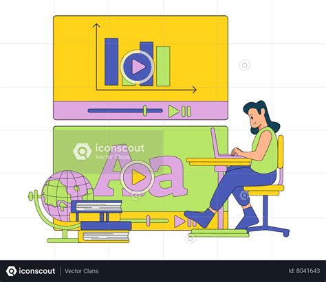 Best Student Attending Online Classes Illustration Download In Png