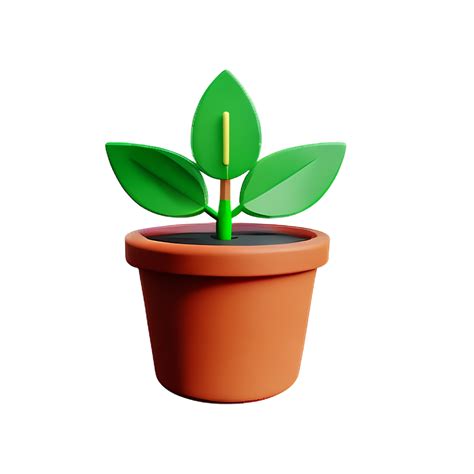 Pot 3d Rendering Icon Illustration 28866744 Png