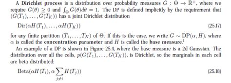 Self Study Dirichlet Process Cross Validated