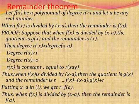 Presentation Of Polynomial Pptx