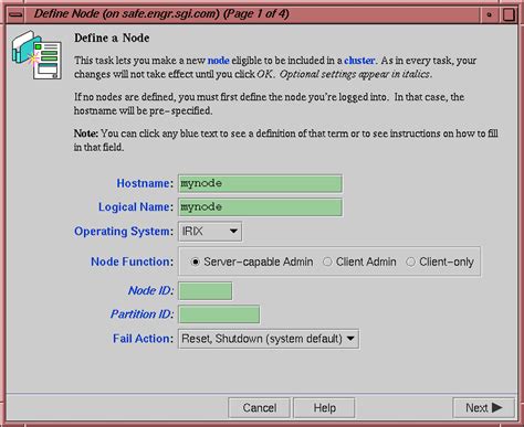 Chapter 10 Reference To Gui Tasks For Cxfs