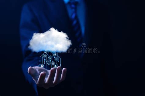 Cloud Computing Show Diagram Representation Technology Icons Stock Image Image Of Download