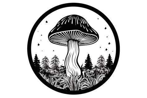 Mushroom Graphic By Mahak Arts · Creative Fabrica