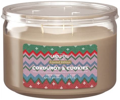 Candle Lite® Limited Edition Corduroy And Cookies Scented Candle 10 Oz