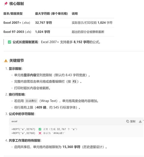Excel单元格值超出长度内容受限，会删内容数据长度超出工作表外会丢失部分数据 Csdn博客