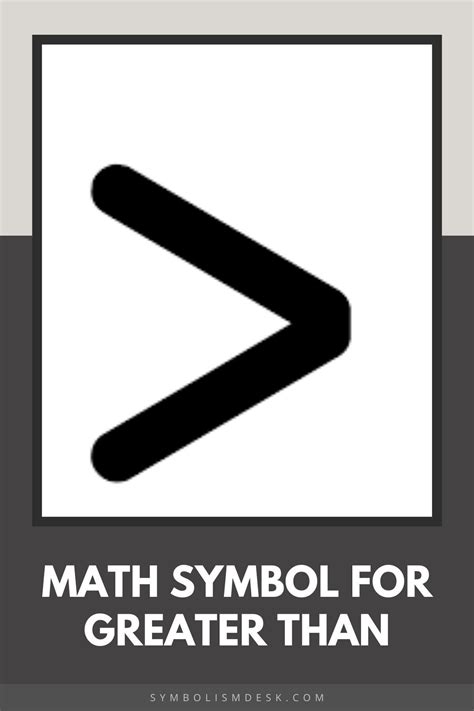 Math Symbol For Greater Than Explained Mathematical Expression Math