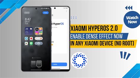 Enable HyperOS 2 0 Dense Effect In Any Xiaomi Device Without Root YouTube