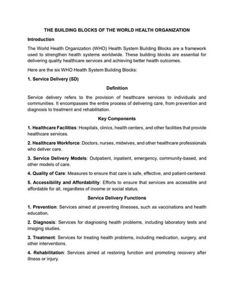 Health System Building Blockpptx