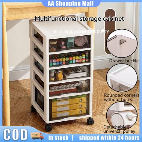 Layer Drawer Unit Home Office Drawer Organizers File Cabinet With Wheels Cosmetic Desk Storage