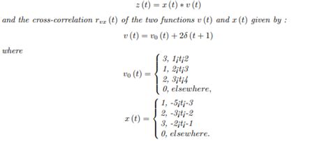 Solved Evaluate And Sketch The Convolution Evaluate And Sketch The