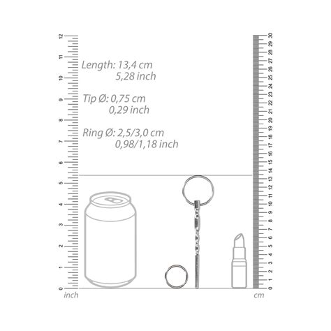 Ouch Urethral Sounding Metal Plug With Ring 75 Mm Shop