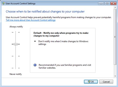 Advisory How To Setup UAC