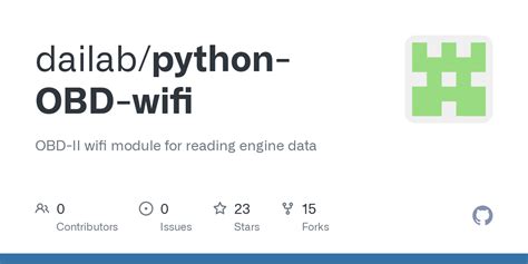 GitHub Dailab Python OBD Wifi OBD II Wifi Module For Reading Engine Data