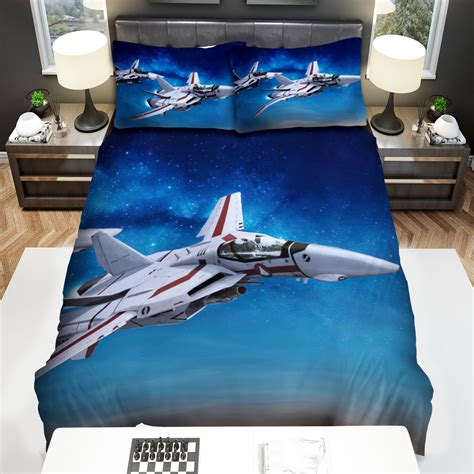 Robotech Macross Robot Plane Duvet Cover Bedroom Sets Comfortable