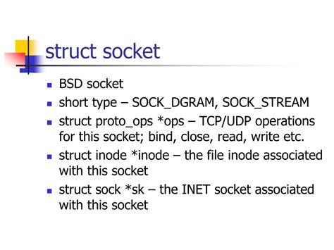 Ppt Implementation Of Tcpip In Linux Kernel 22 Powerpoint