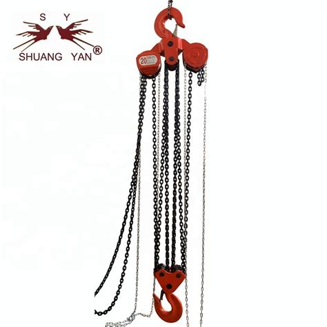 T Manual Chain Block High Strength Chain Hoist Accessories Labor Saving Economical