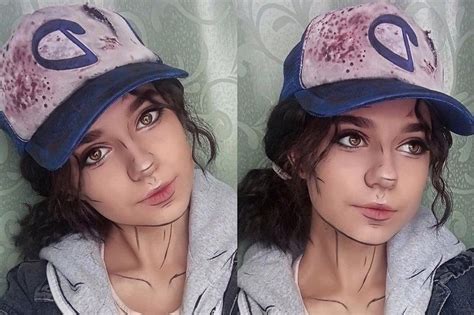 The Walking Deads Clementine Brought To Life By Russian Make Up Artist