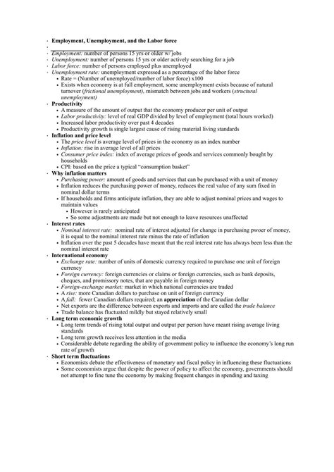 Macroeconomic Analysis And Applications Notes Econ 209 Macroeconomic Analysis And