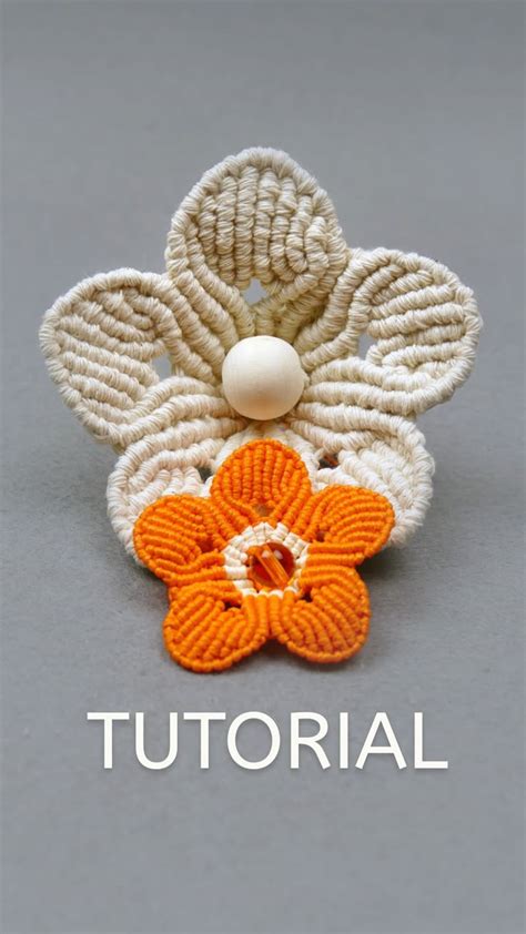 DIY Macrame Flowers Tutorial