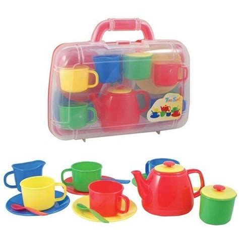 Portable Tea Set And Carry Case Tates Toys Australia The Best Toys