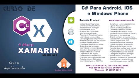 curso de c xamarin aula 01 android ios e windows phone com c