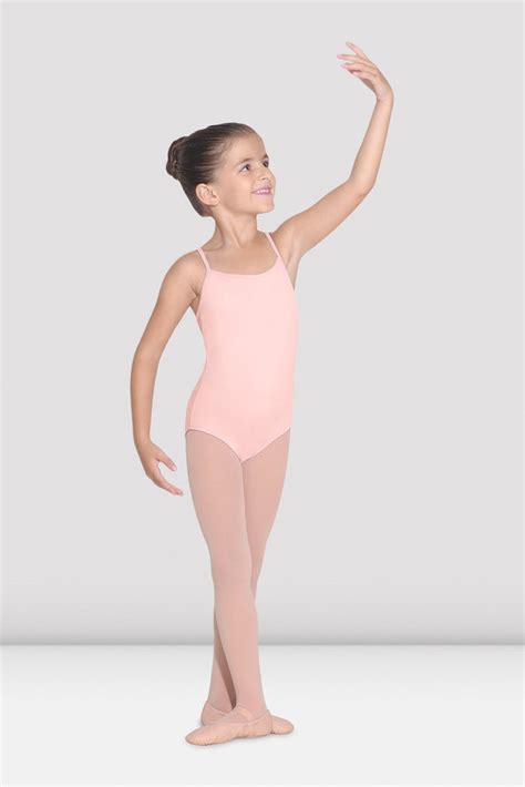 Girls Parem Camisole Leotard Light Pink Bloch Dance Us