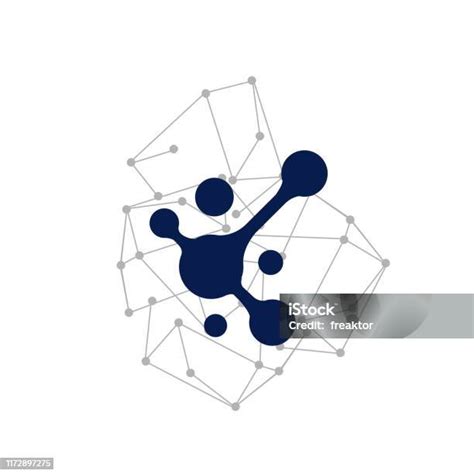 플랫 모던 커넥션 도트 로고 디자인 벡터 일러스트 기술 추상도 도트 연결 크로스 아이콘 개념에 대한 스톡 벡터 아트 및 기타 이미지 개념 개체 그룹 교통 신호 표지판